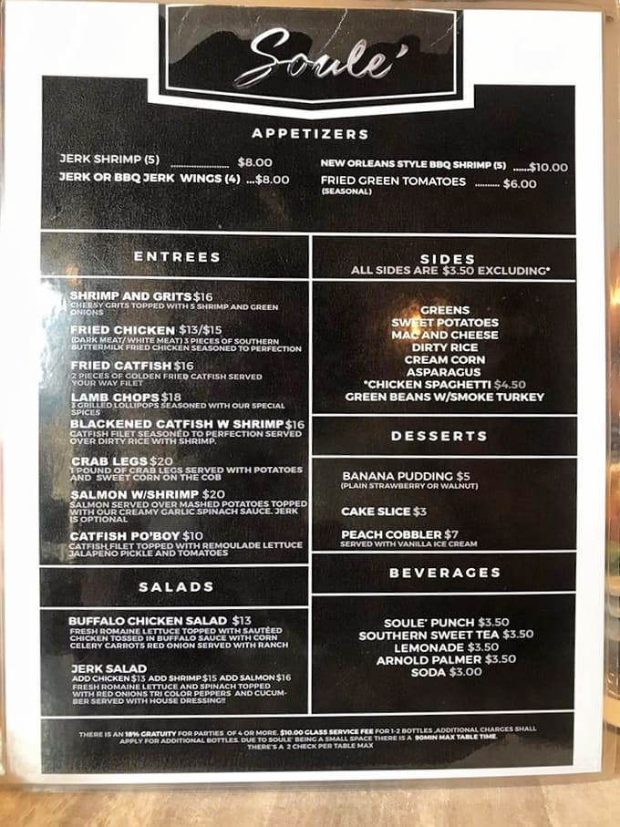 This menu is your roadmap to happiness, featuring dishes that'll make your taste buds throw a parade.