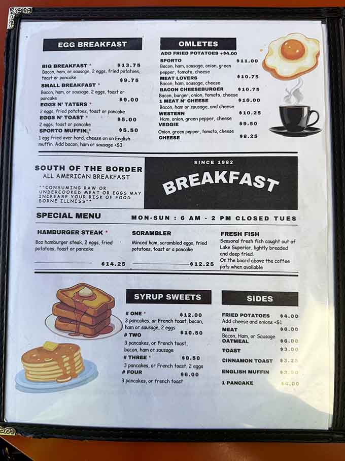 When the menu promises giant pancakes and massive portions, they're not kidding around: this is fuel for North Shore adventures.