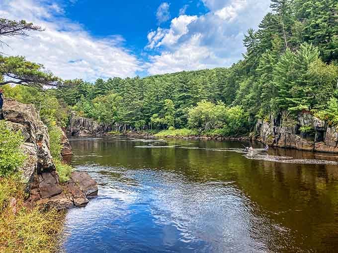 This overlook delivers views that make you understand why people stop mid-sentence and just stare at nature's handiwork.