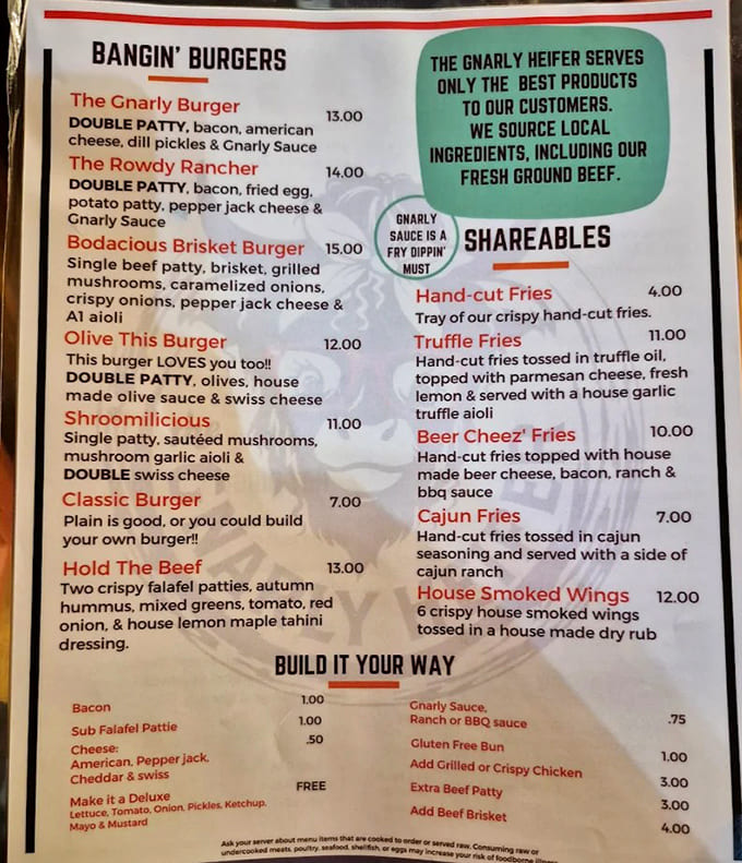 The menu reads like a love letter to burger enthusiasts &ndash; each option more tempting than the last, with clever names that hint at flavor adventures.