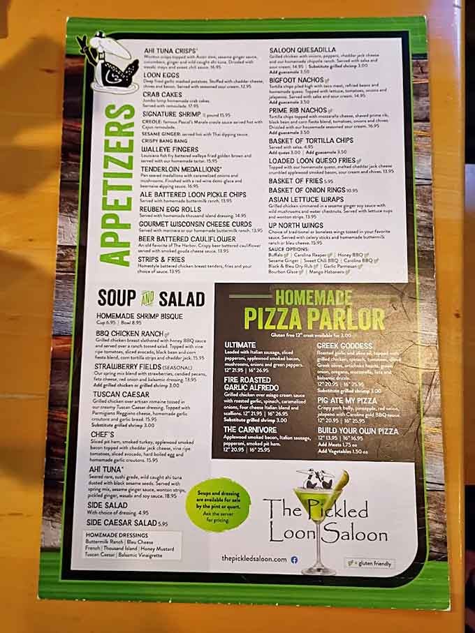 This menu reads like a love letter to comfort food, with enough variety to satisfy every craving and appetite.