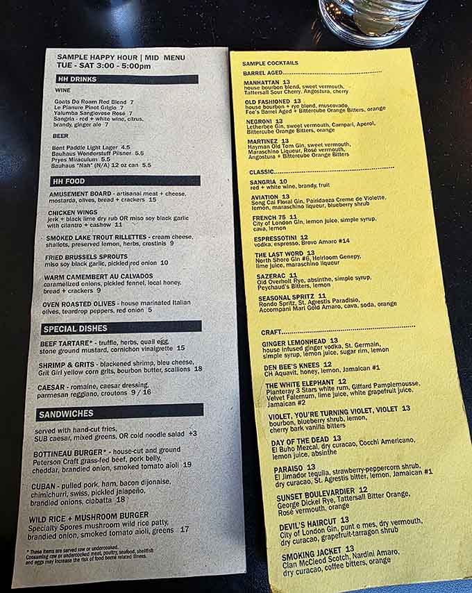 This menu reads like a greatest hits album, with enough variety to keep you coming back for months.