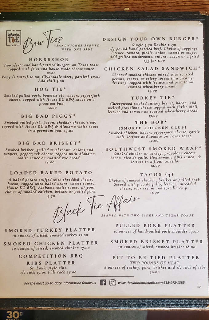 When a menu features items like the Big Bad Brisket and Hog Tie, you know the kitchen isn't messing around with mediocrity.
