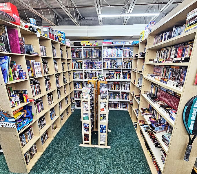This literary labyrinth could turn anyone into a bookworm. Shelves upon shelves of stories waiting to be rediscovered by new eyes.