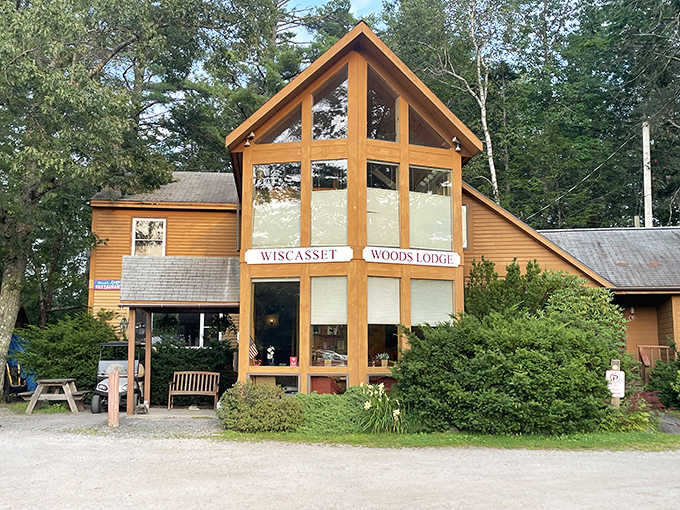 Wiscasset Woods Lodge offers cozy accommodations nestled among towering pines &ndash; the perfect basecamp for explorers who can't fit all this charm into just one day.