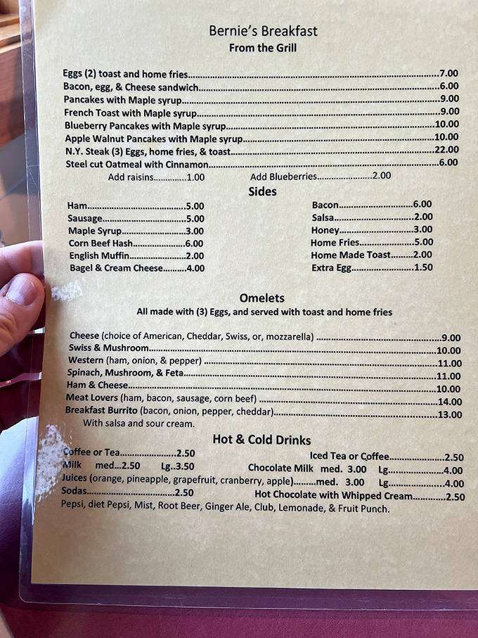 Bernie's breakfast menu showcases hearty Vermont classics alongside Mexican morning favorites &ndash; proof that this kitchen excels at crossing culinary borders.