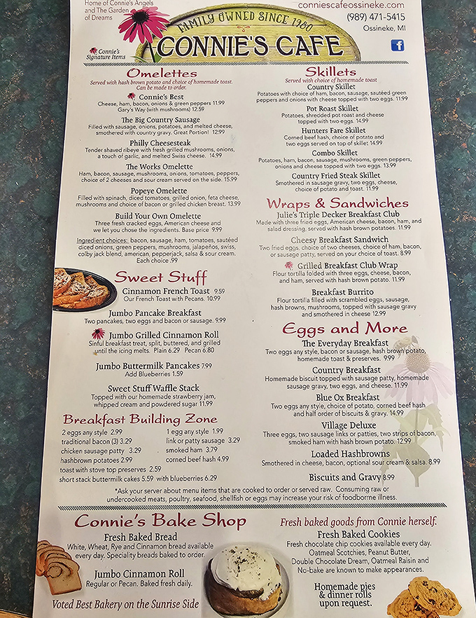 This menu isn't just a list of food &ndash; it's a roadmap to happiness with options that'll make your stomach growl and your heart sing.