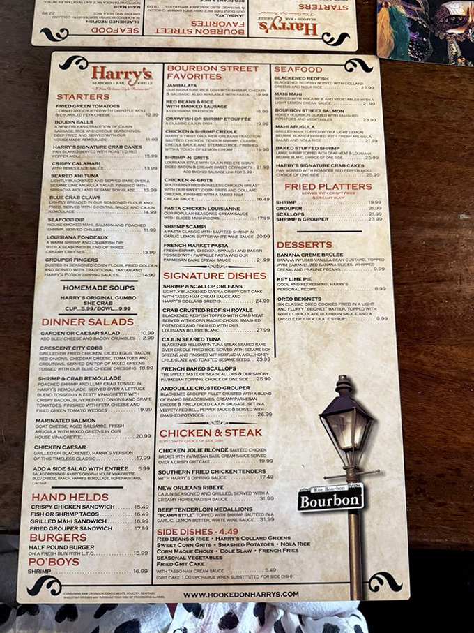 Harry's menu reads like a love letter to New Orleans cuisine &ndash; each dish promising a flavor journey that'll have you planning your next visit.