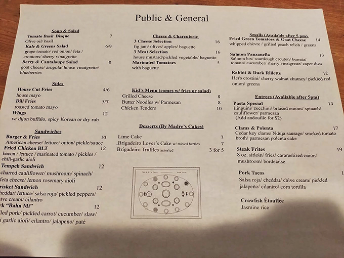 A menu that reads like a love letter to simple food done right &ndash; no pretension, just delicious possibilities waiting to be explored.