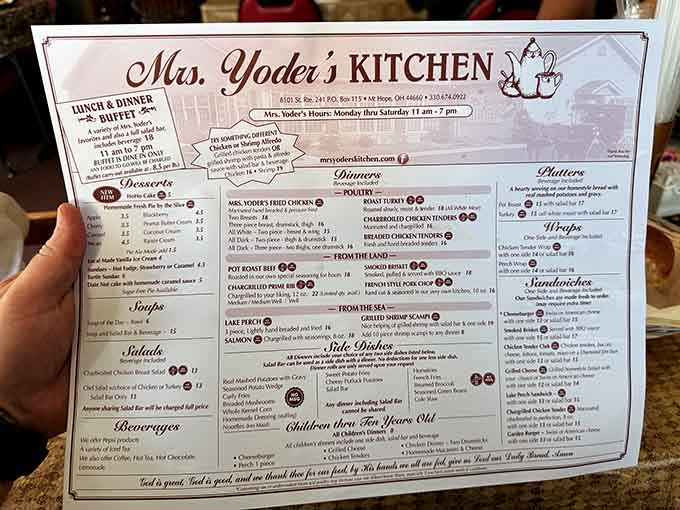 This menu is your roadmap to Amish cooking heaven, featuring classics that have stood the test of time beautifully.