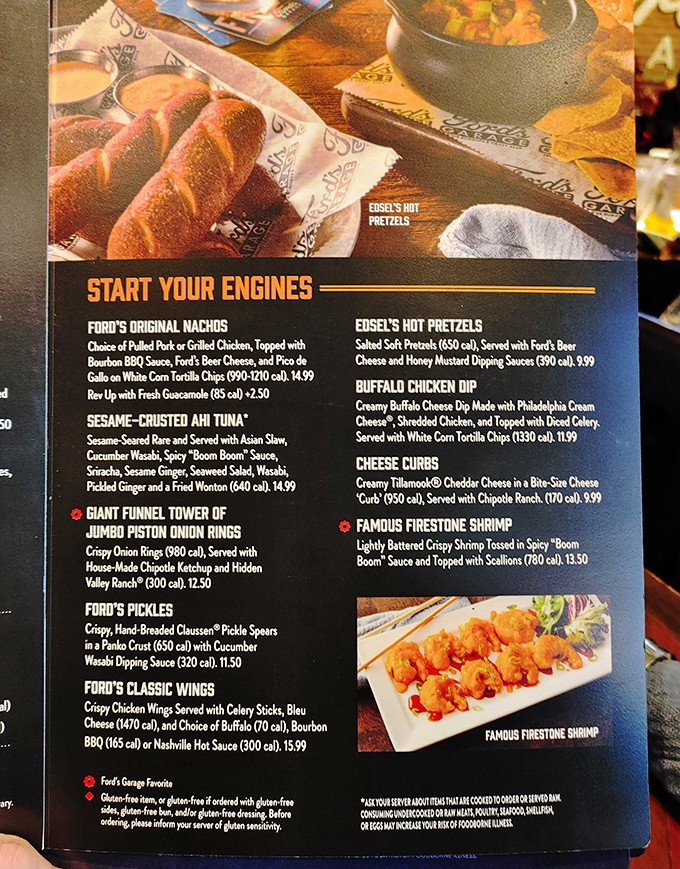 The menu tempts with comfort classics and creative starters &ndash; these pretzels aren't just warm, they're a doughy delight paired with beer cheese and honey mustard.