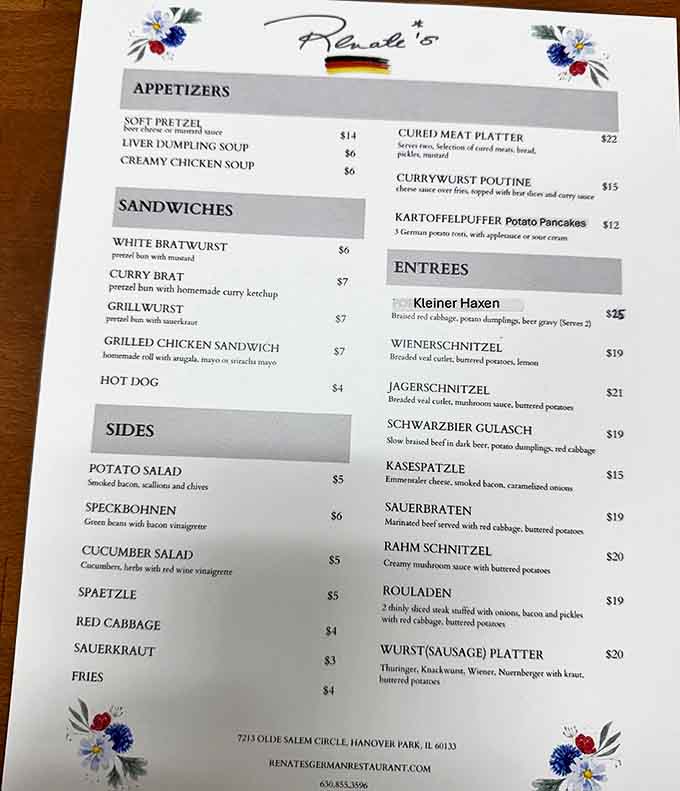 The menu reads like a love letter to German cuisine, featuring everything from hearty schnitzels to the star attraction &ndash; handmade sp&auml;tzle.