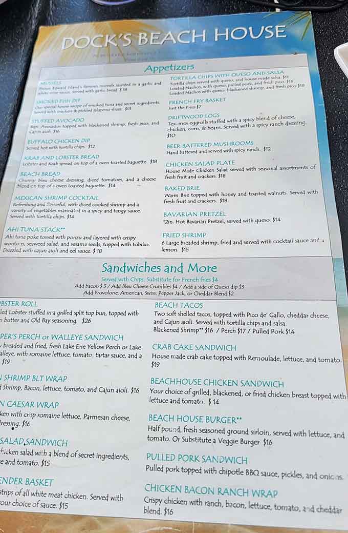 The cocktail menu reads like a passport to paradise &ndash; from rum-soaked Beach House Hurricanes to that Cotton Candy Wine Slushie calling your name.