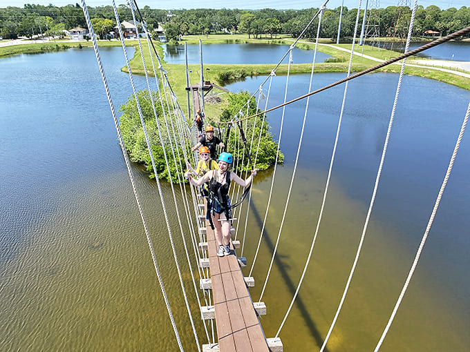 Walking this suspended pathway feels like starring in your own action movie &ndash; minus the explosions and bad guys.