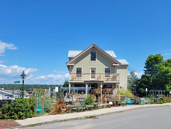 The Brambles offers an eclectic mix of treasures in a charming historic building &ndash; retail therapy with a distinctly Maine accent.