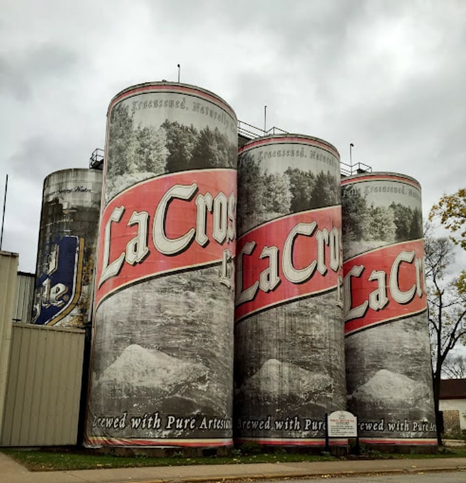 Brew-tiful! These towering tanks are a beer lover's dream come true. It's like Willy Wonka's chocolate factory, but for adults!