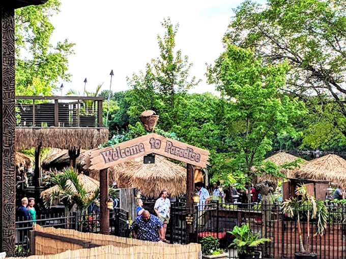 Welcome to paradise, landlocked style! This tiki oasis brings island vibes to the heart of Minneapolis, no sunscreen required. 