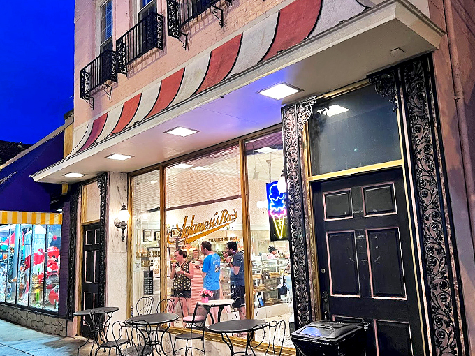 Lights, camera, ice cream! Aglamesis Brothers isn't just a parlor; it's a Hollywood set for the tastiest movie never made. With its ornate decor and vintage charm, you'll feel like you're starring in "Breakfast at Tiffany's" &ndash; if Tiffany's served banana splits. Action!