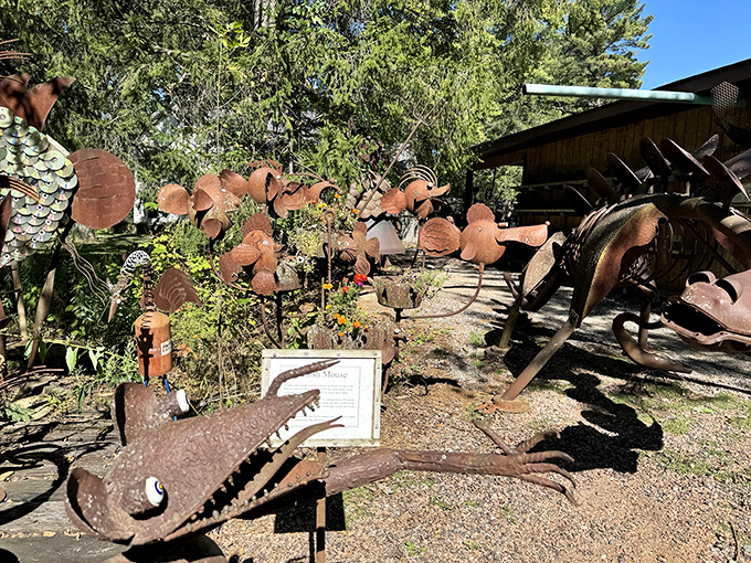 Who knew extinction could be so entertaining? These metal monsters prove that creativity and a welding torch can bring any idea to life.
