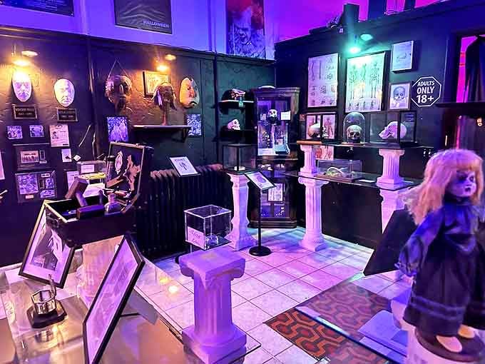 The museum's adults-only section houses some of the more disturbing exhibits, proving some horrors aren't suitable for all ages.