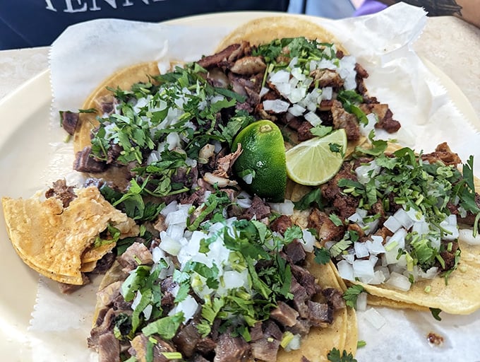 Pineapple on tacos? Trust us, it works! These al pastor tacos are a tropical flavor fiesta that'll have you saying "aloha" to boring meals.