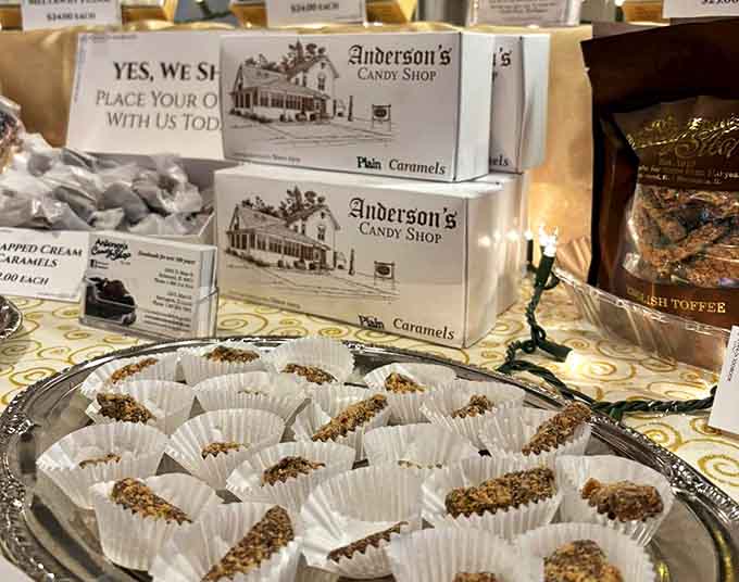 English toffee: The crown jewel of Anderson's kingdom &ndash; buttery, crunchy perfection that's earned its "BEST EVER" bragging rights.