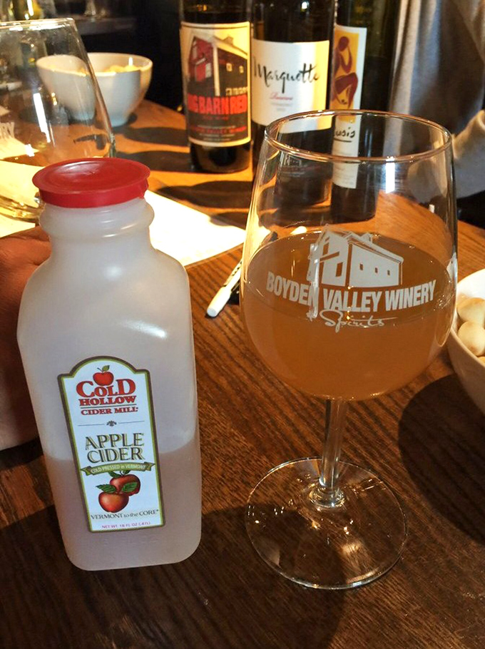 Vermont in a bottle: Cold Hollow cider meets Boyden Valley craftsmanship, creating a refreshing partnership that celebrates local agricultural traditions.