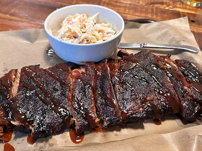 These ribs don't just fall off the bone&mdash;they practically leap into your mouth, leaving a trail of sticky, sweet-smoky goodness behind.