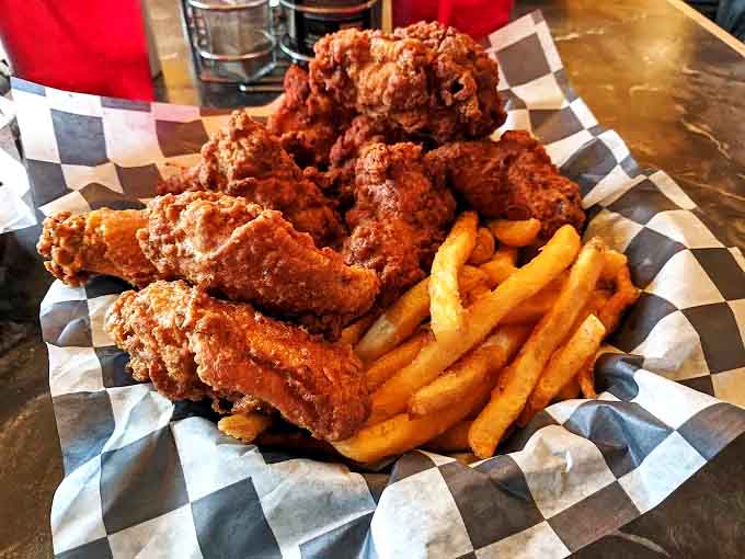 These beauties showcase that perfect golden-brown exterior that shatters with each bite, revealing juicy chicken that's been treated with the respect it deserves before hitting your plate.