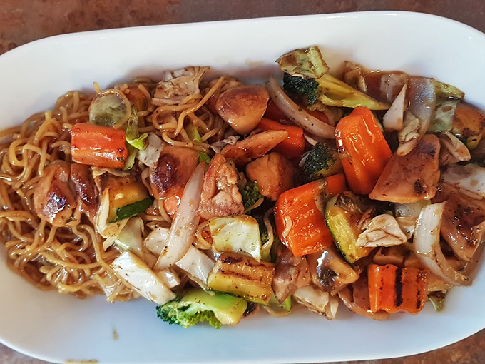 Behold, the dish that'll make your taste buds do the cha-cha! Bulgogi and yakisoba noodles join forces in this flavor-packed masterpiece.