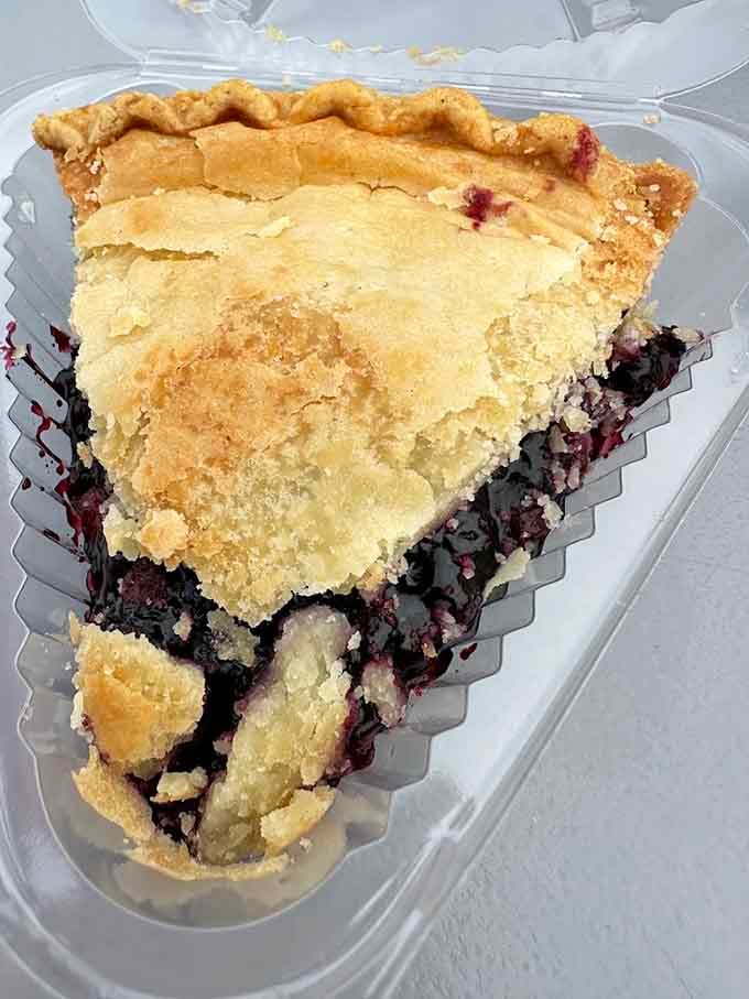 This isn't just blueberry pie; it's a flaky-crusted love letter to Maine's wild berries that'll ruin you for all other desserts.