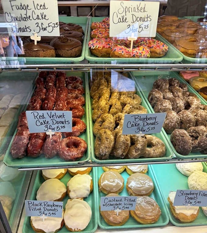 These cake donuts aren't just breakfast &ndash; they're an experience, with varieties ranging from chocolate-dipped decadence to rainbow-sprinkled joy bombs.