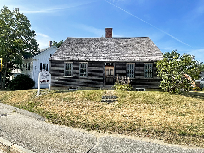 This weathered colonial home has seen more Maine winters than most of us have seen birthdays.