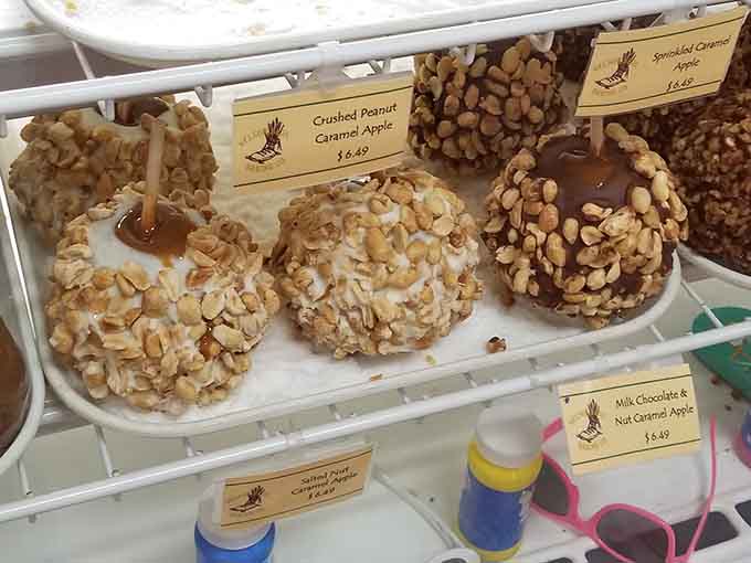 Gourmet caramel apples at a travel plaza? It's like finding a Michelin star in the snack aisle.