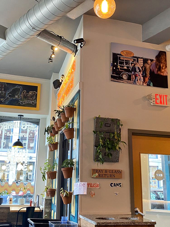 Part greenhouse, part cheese shrine. This whimsical decor proves that plants and dairy are a match made in culinary heaven.