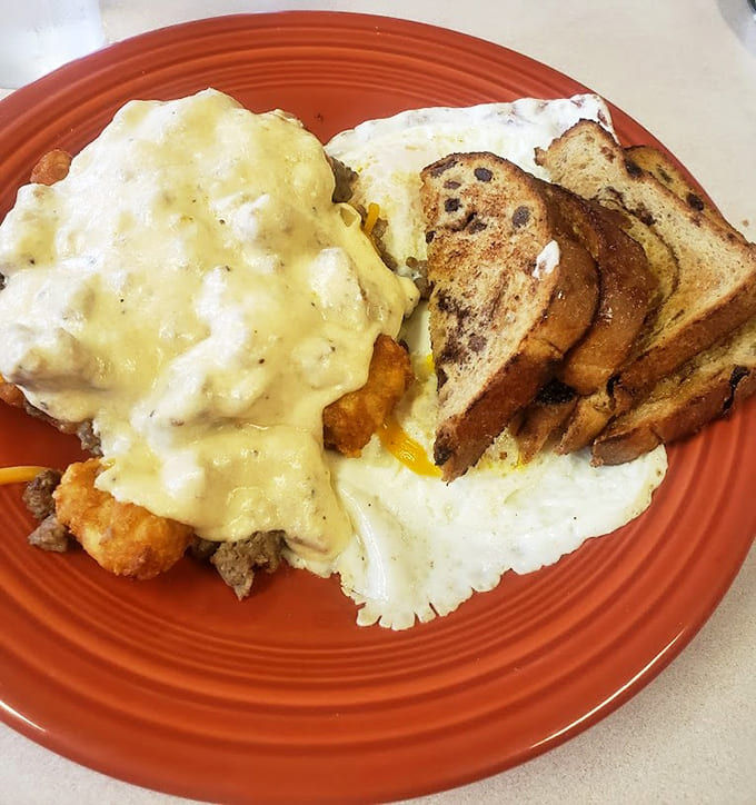 The Tater Tot Pile-Up is what happens when someone asks "how much is too much?" and the kitchen responds with "let's find out together."