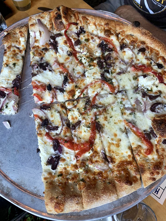 Not just pizza&mdash;this is a wood-fired masterpiece where every charred bubble and melty cheese pocket tells a story of craftsmanship and care.