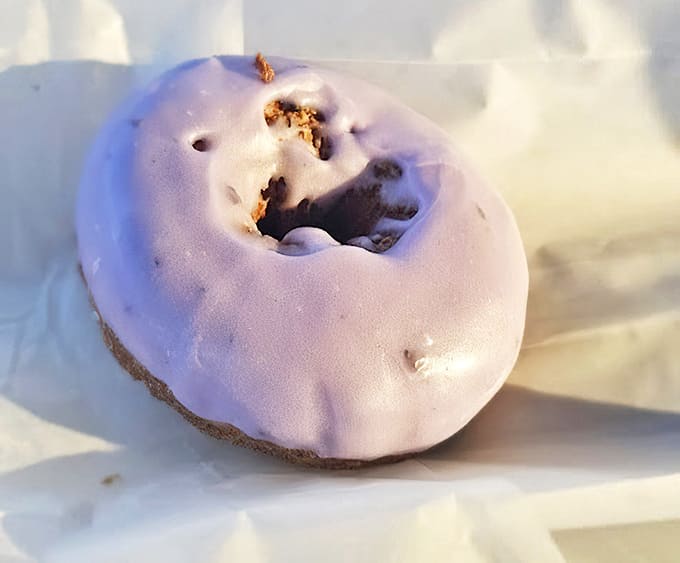This lavender-glazed beauty isn't just a donut &ndash; it's edible art with a delicate balance of floral notes and sweetness.