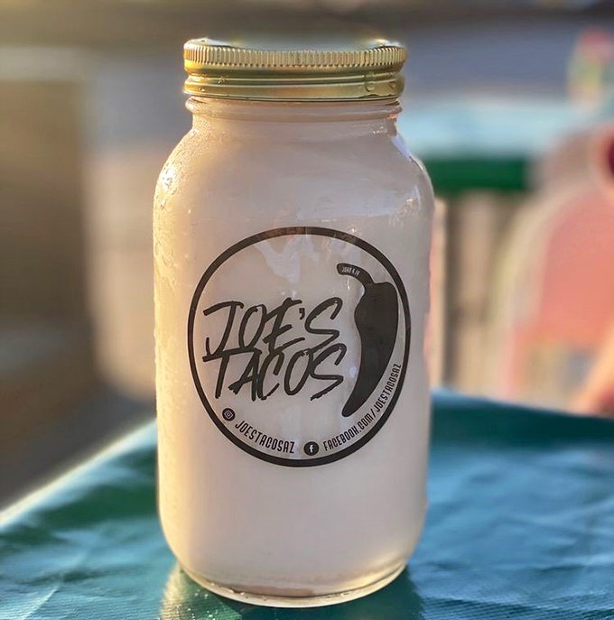 Horchata: Liquid perfection in a mason jar &ndash; this isn't just a beverage, it's a creamy cinnamon-kissed revelation that might make you forget water exists.