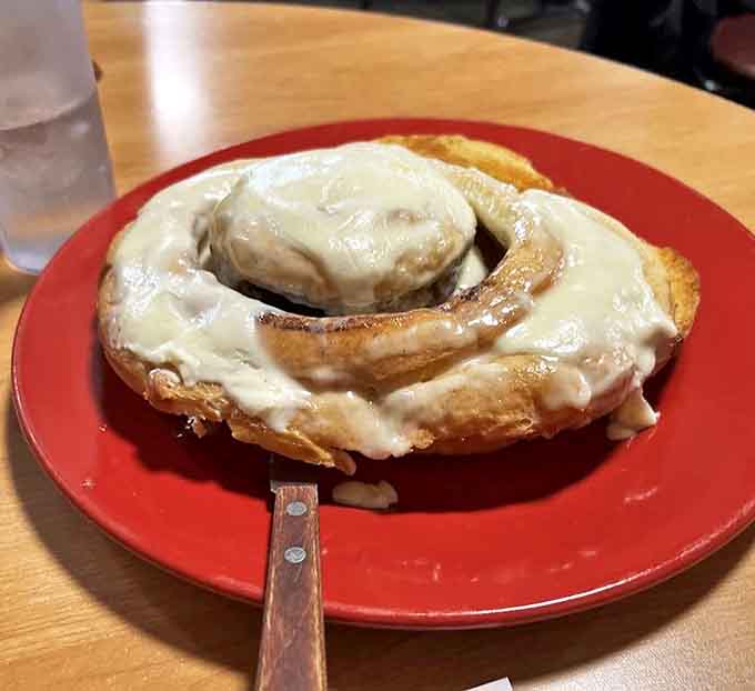 Cinnamon Roll: The crown jewel of Johnboy's &ndash; a spiral masterpiece of pillowy dough and cream cheese frosting that makes calorie-counting seem like a crime.