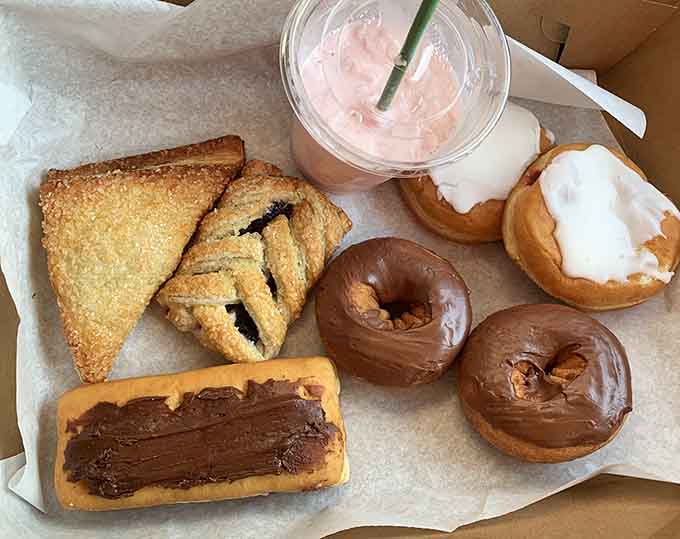 Behold the donut selection that's been making Springfield residents late for work since forever, and nobody's even sorry.
