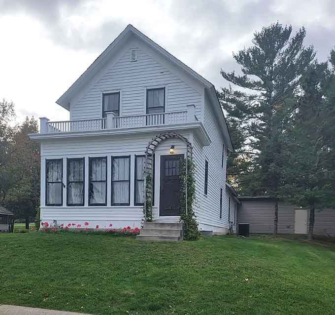 The white clapboard house looks modest from outside, but it launched a career that would dazzle millions across the globe.
