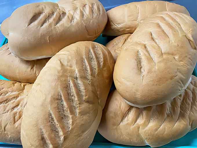 Fresh bread from a real bakery just hits different than the grocery store stuff, and these beauties prove it with every golden, crusty inch.
