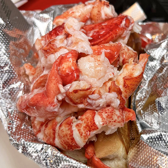 Lobster perfection in its purest form &ndash; chunks of sweet meat glistening with butter, ready to transport your taste buds to seafood heaven.