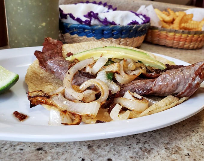 Cecina tacos that'll make you question every taco decision you've made up until now.