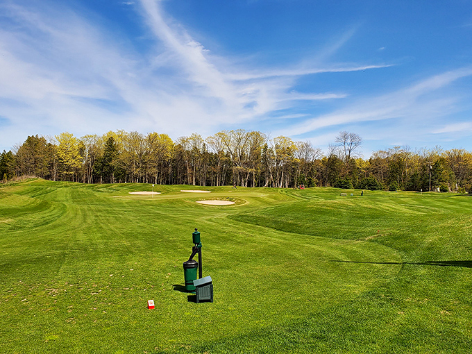 Peninsula State Park's golf course: Where your slice might be terrible, but the views are absolutely perfect.