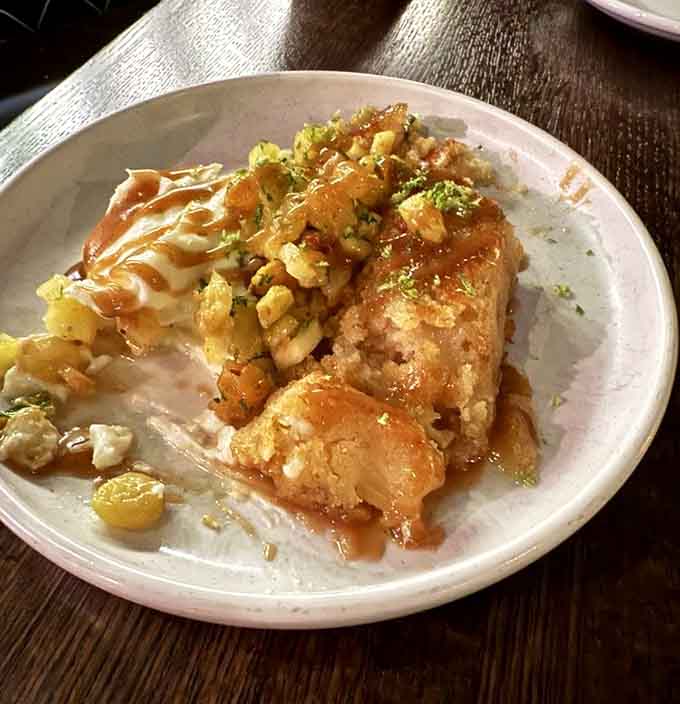 Behold the pineapple cake that's launched a thousand return visits and probably a few marriage proposals too.