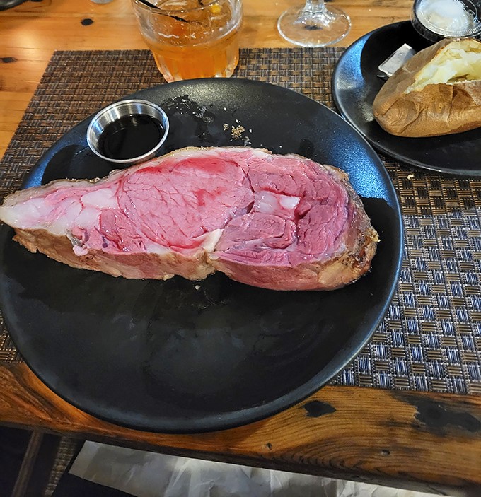 This prime rib isn't just dinner &ndash; it's a carnivore's dream, perfectly cooked and served with a side of Midwestern hospitality.