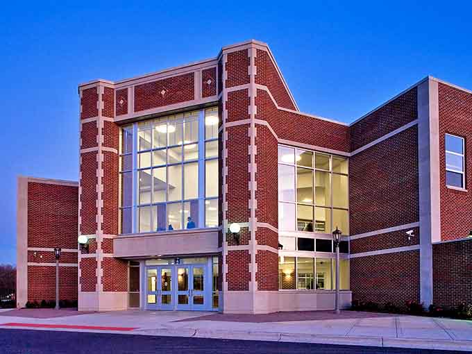 The high school's modern architecture shows that Riverside respects its past while investing in its future, which is refreshingly mature for a town.