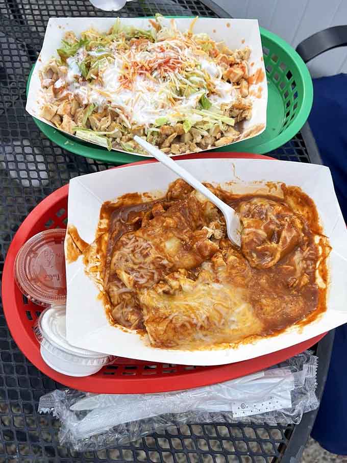 Enchiladas meet loaded fries in this dynamic duo, proving that Rubio's knows how to satisfy every craving on one glorious table.